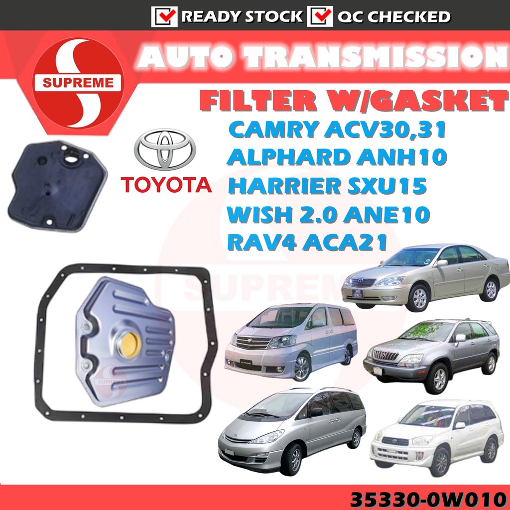 S2U Auto Transmission Filter ATF Toyota Camry ACV30 Estima ACR30 MCR30 ...
