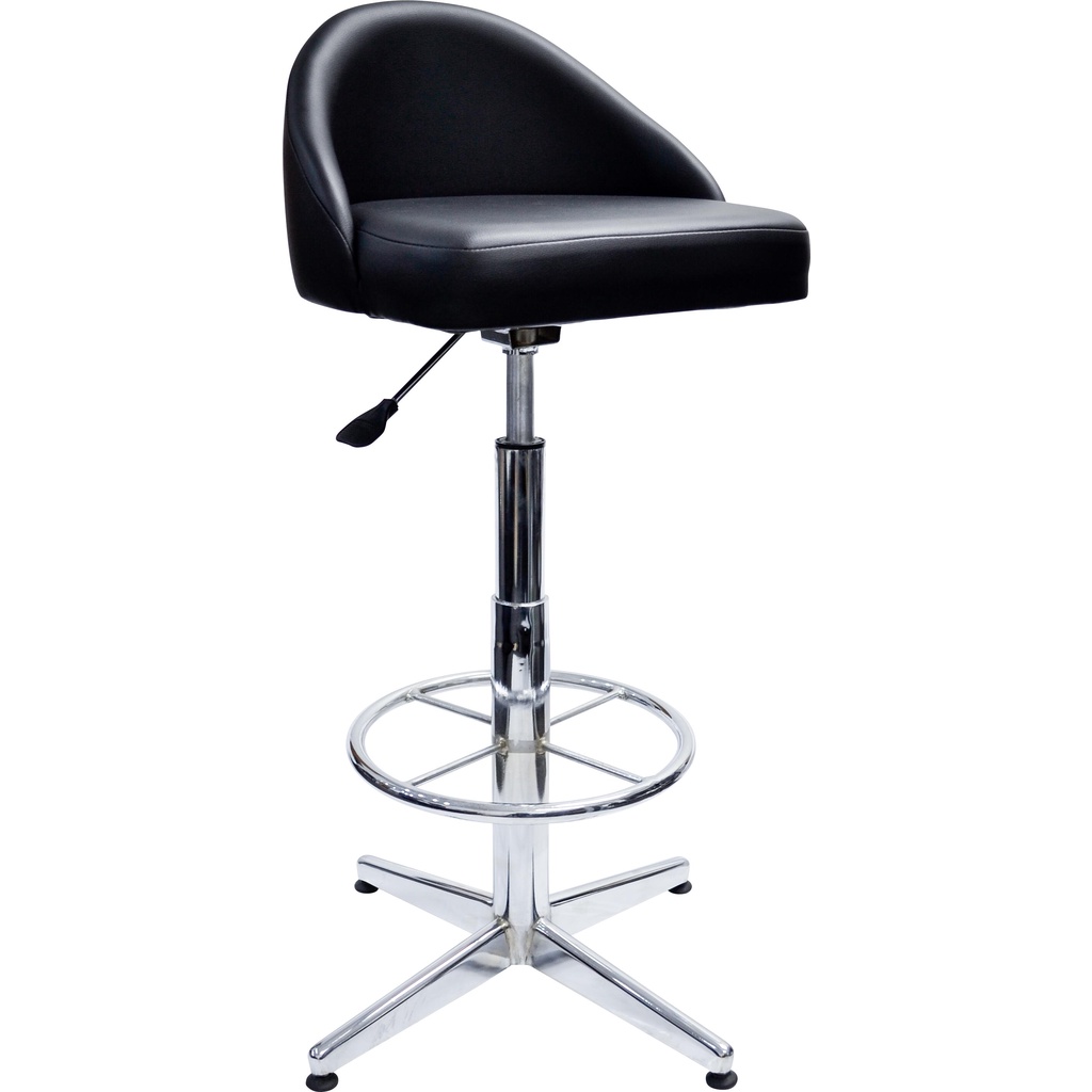Adjustable Modern High Bar Stool 360 Degree Swivel With Wheels | Shopee ...