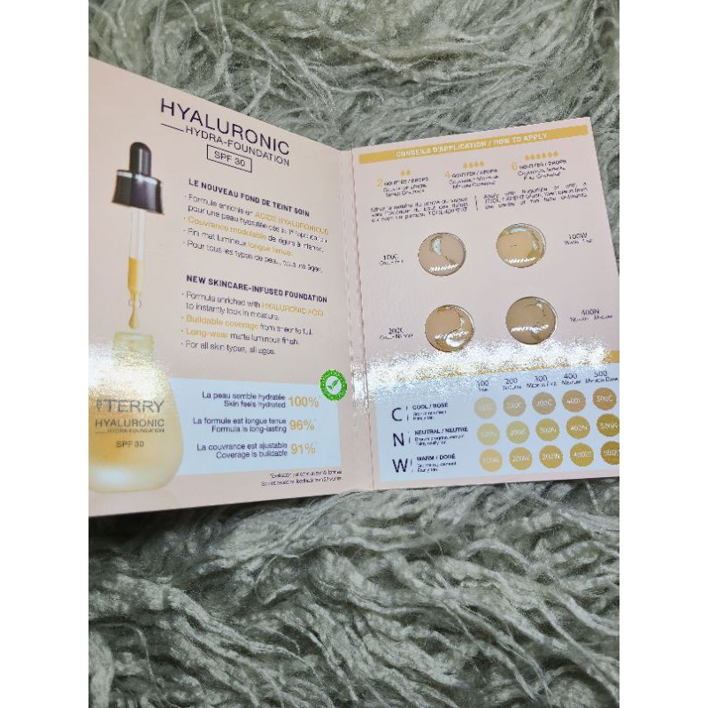 Authentic by terry hyaluronic hydra foundation sample template | Shopee ...