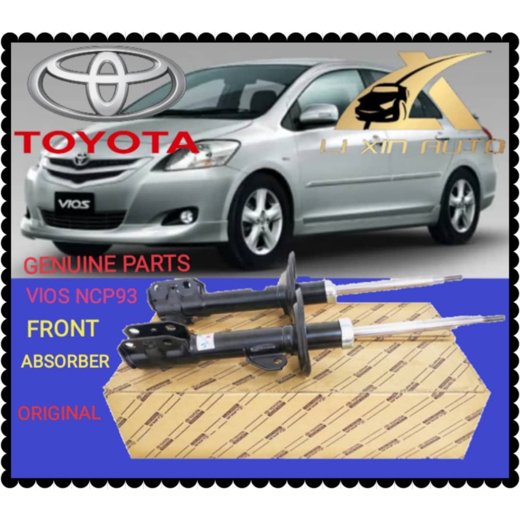TOYOTA VIOS NCP93 ORIGINAL FRONT ( DEPAN ) ABSORBER GAS TYPE 1 PAIR ...