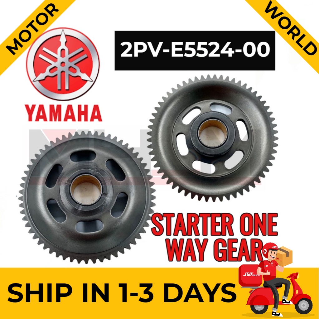 YAMAHA Y15 Y15ZR FZ150 FZ 150 STARTER ONE WAY GEAR 100% ORI ORIGINAL ...