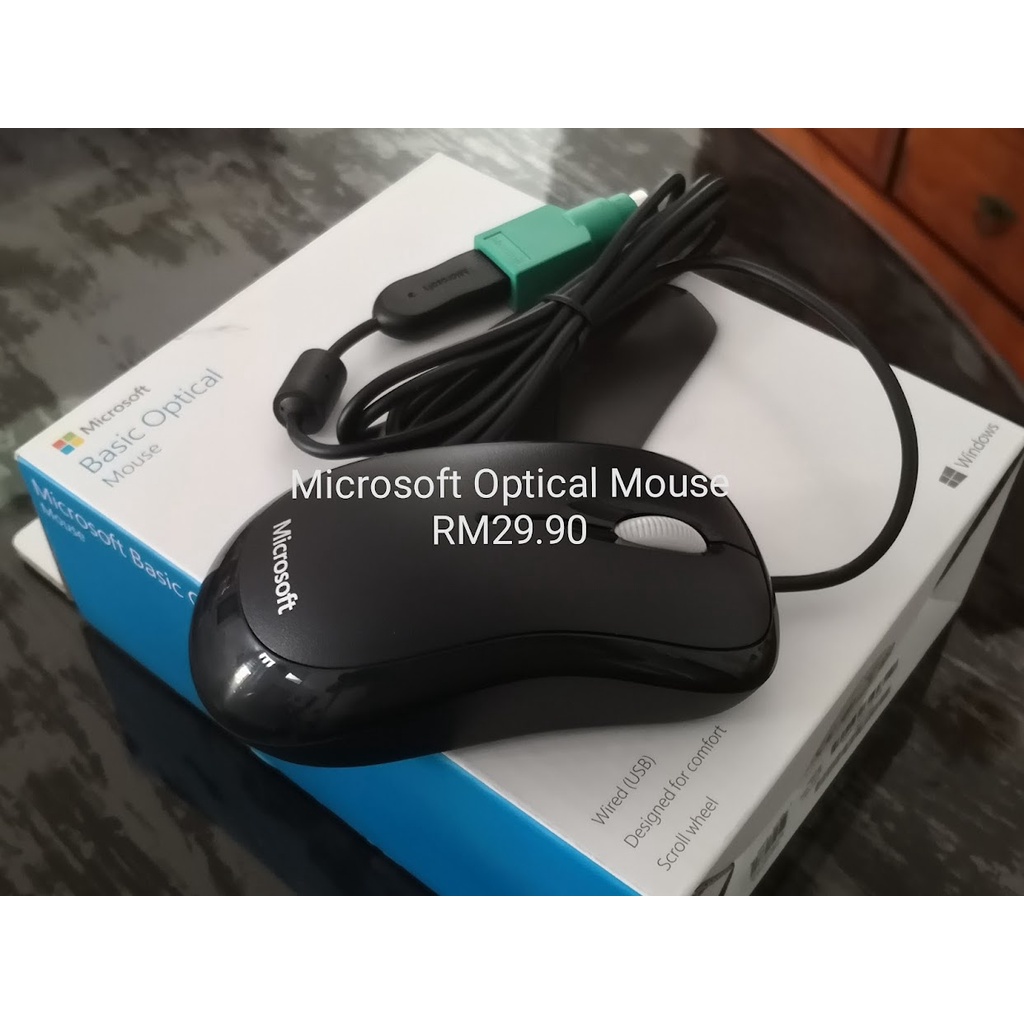 Microsoft Basic Optical Mouse | Shopee Malaysia