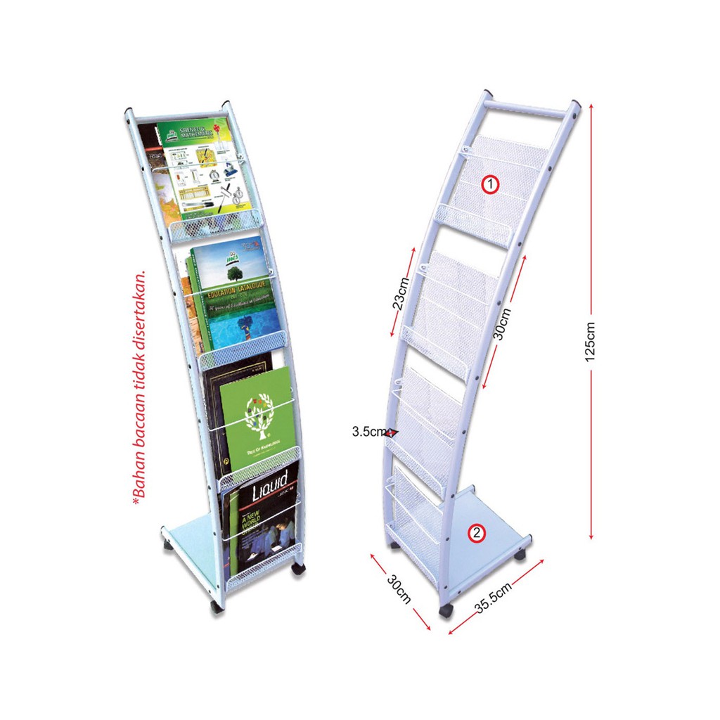Display Innovative Holder Book & Magazine Stand Rack | Shopee Malaysia