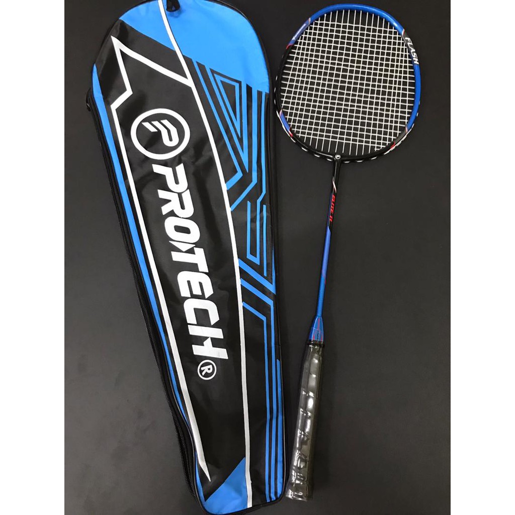Protech Elite 11 / Elite 22 Badminton Rackets Beginner FOC Single Zip ...