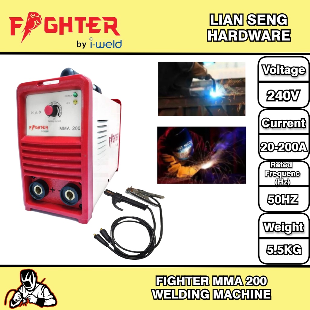 FIGHTER MMA 200 WELDING MACHINE | Shopee Malaysia