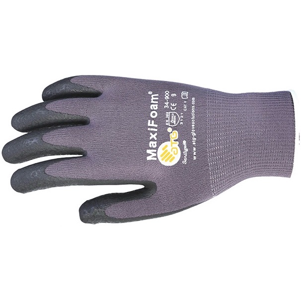 Electrical Mechanical gloves MaxiFoam 34-900 Safety Glove Dry Dirty environment palm coated ...