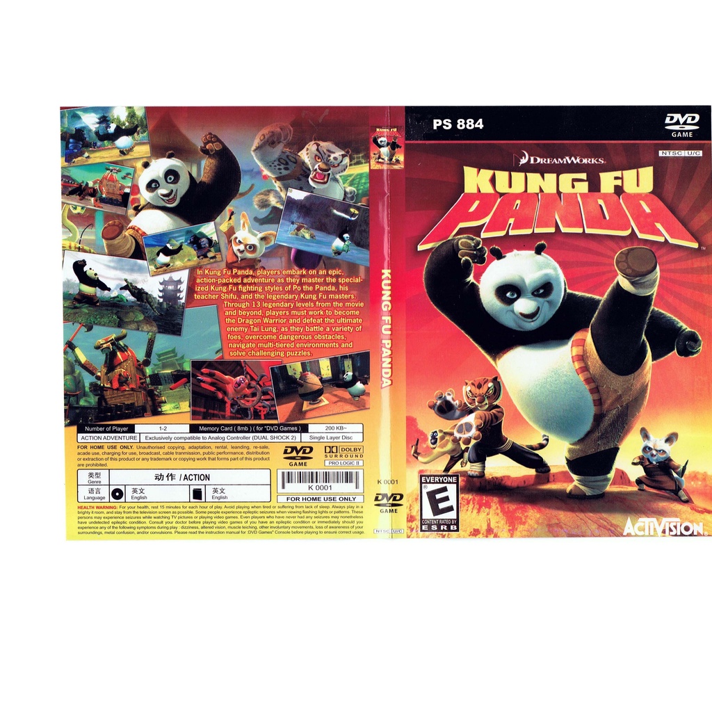 PS2 GAME COLLECTION KUNG FU PANDA | Shopee Malaysia