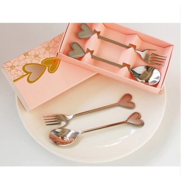 New design Lovely Wedding Favor creative gifts tableware Love Heart ...