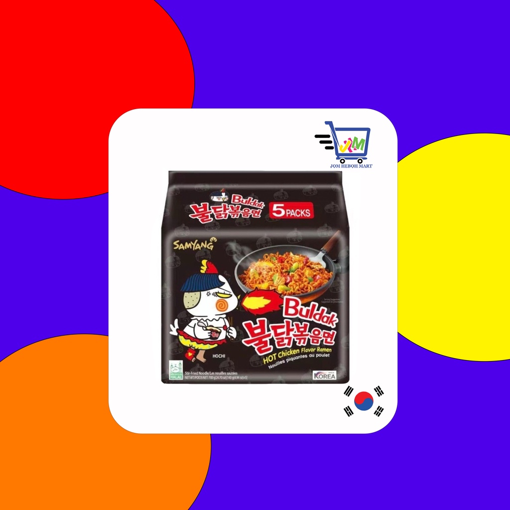 Samyang Hot Chicken Original Noodle 140g x 5s | Shopee Malaysia