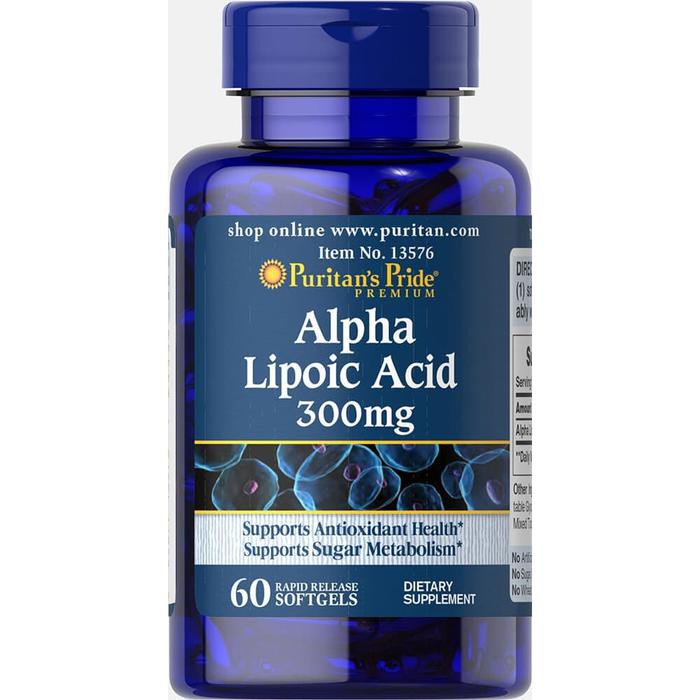 Puritan ALPHA LIPOIC ACID 300mg 60softgels From USA!!! | Shopee Malaysia