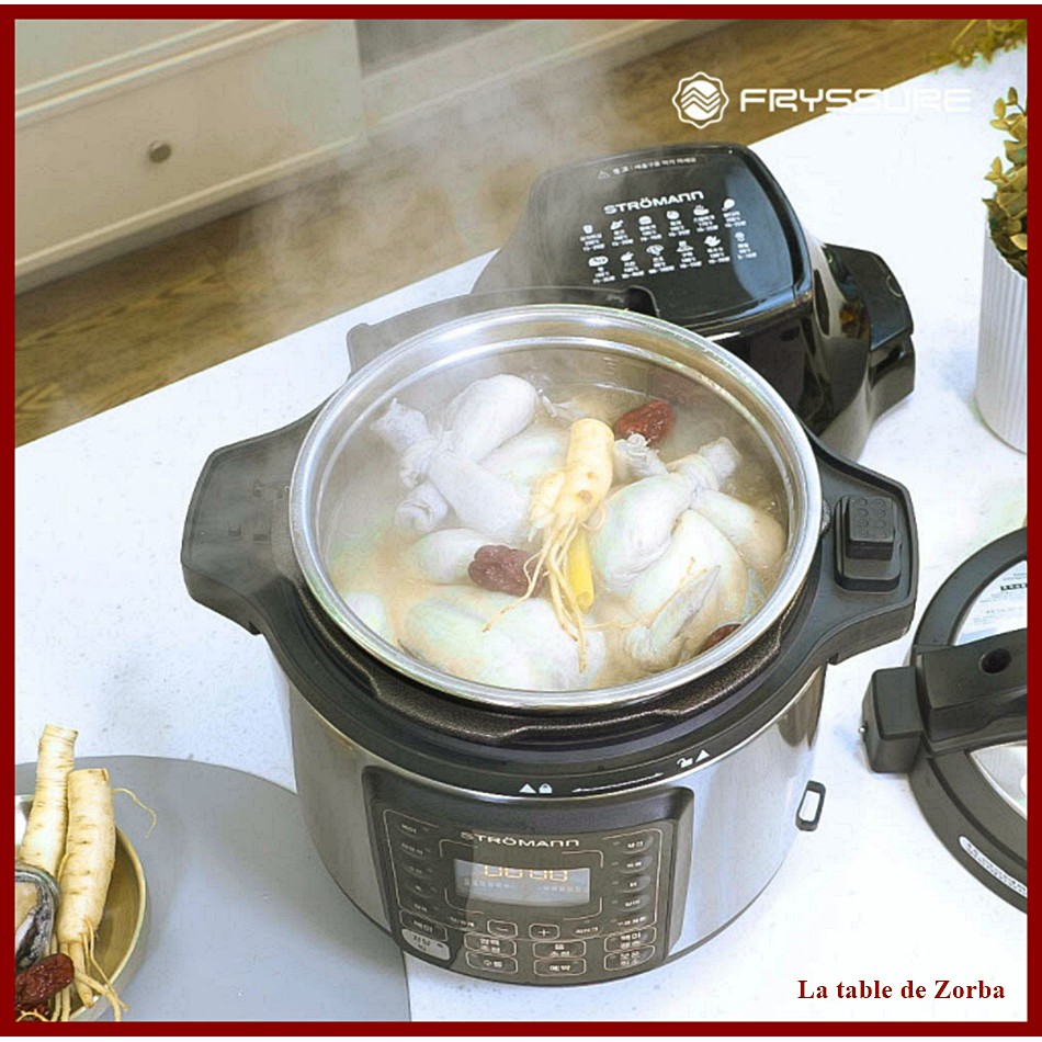 [Germany] Stromann Desugaring Pressure Rice Cooker Air Fryer for 10 ...