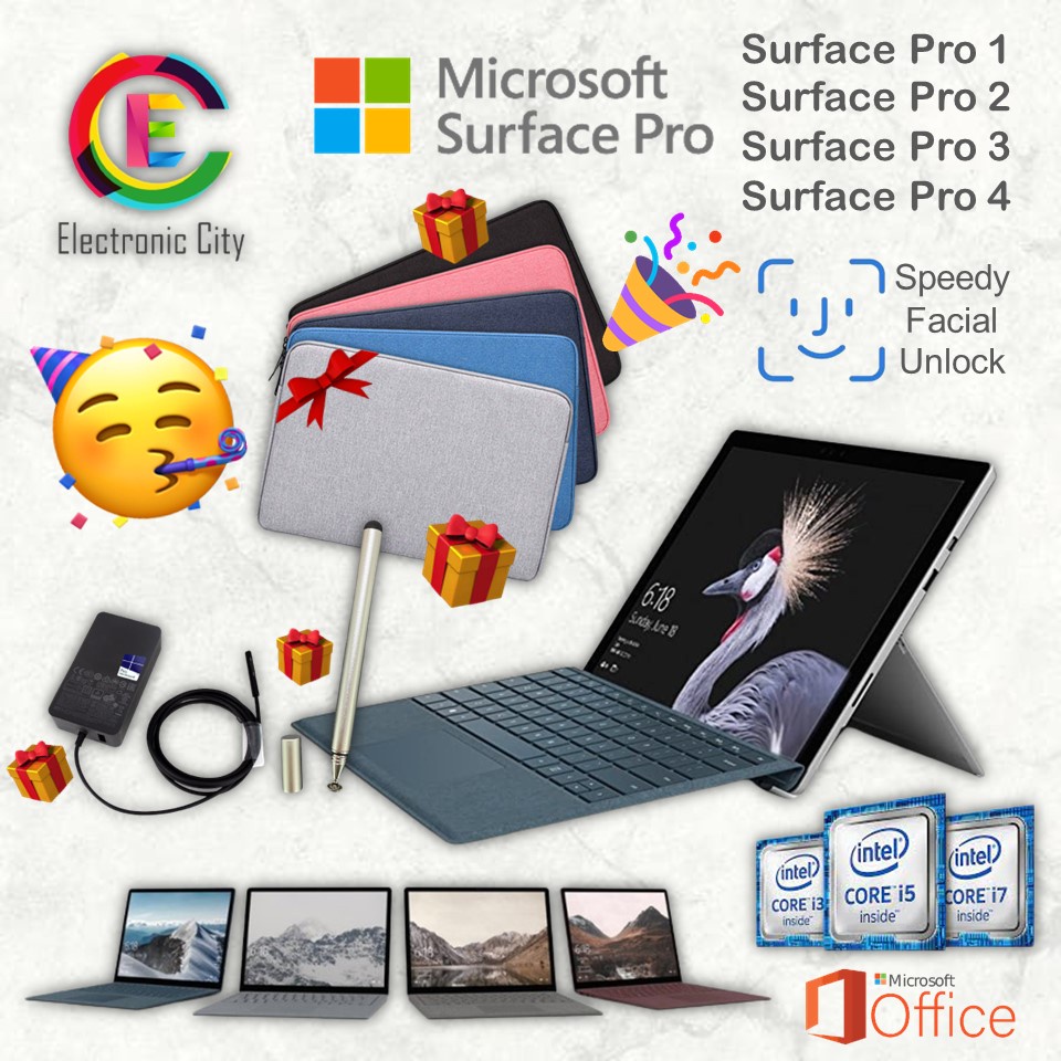 🇲🇾Malaysia Ready Stock Free Shipping🇲🇾 Microsoft Windows Surface Pro1 / Pro2 / / Pro3 / Pro4 🎉 ...