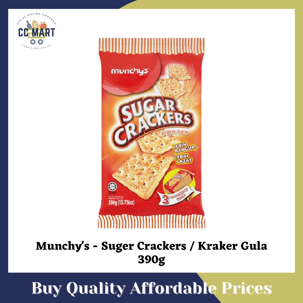 Munchy's - Suger Crackers / Kraker Gula / 390g | Shopee Malaysia