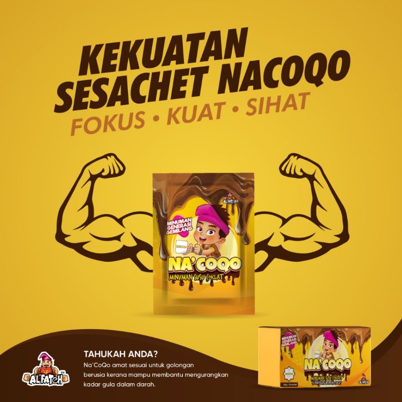 Na'CoQo Susu Coklat Sedap Berkhasiat | Shopee Malaysia