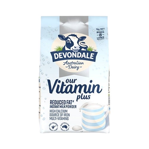 Devondale Milk Powder To Reduce Fat Supplement VITAMIN PLUS 1kg ...