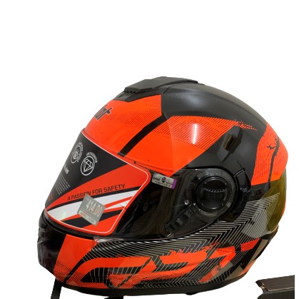 HELMET XDOT GP TECH III Orange FULLFACE HELMET | READY STOCK | Shopee ...