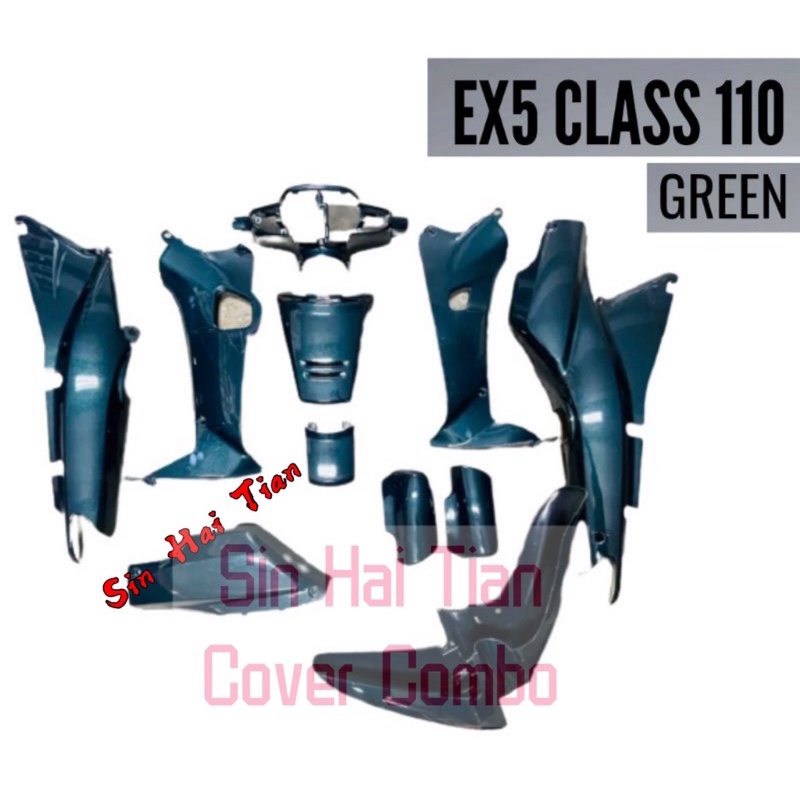 Honda EX5 Class Cover Sets Body Sets STD Colour Hijau Blue Hitam Merah ...
