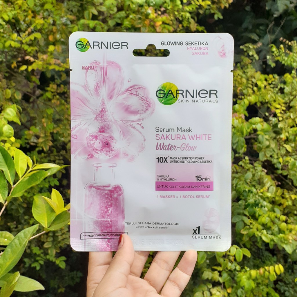 Garnier Serum mask Sakura White Waterglow Skin Care (sheet mask ...