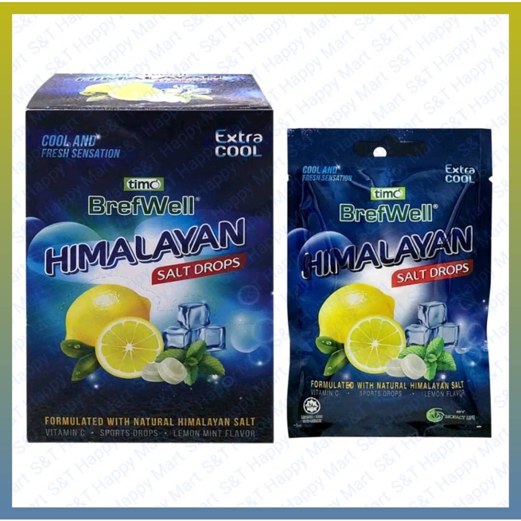 Timo Brefwell Himalayan Salt Drops Vitamin C Lemon Flavour 15g | Shopee ...