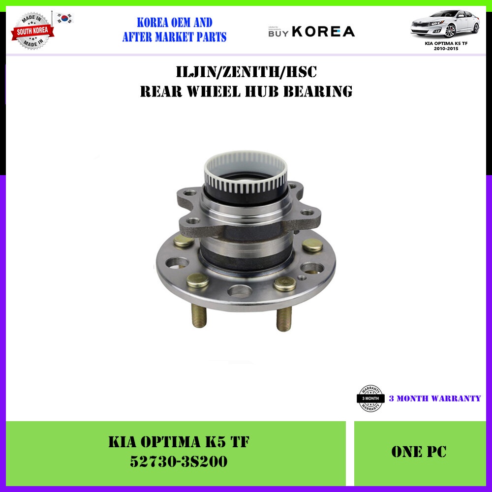 Kia Optima K5 TF Rear Korea Aftermarket Wheel Hub Bearing 1pc (52730 ...