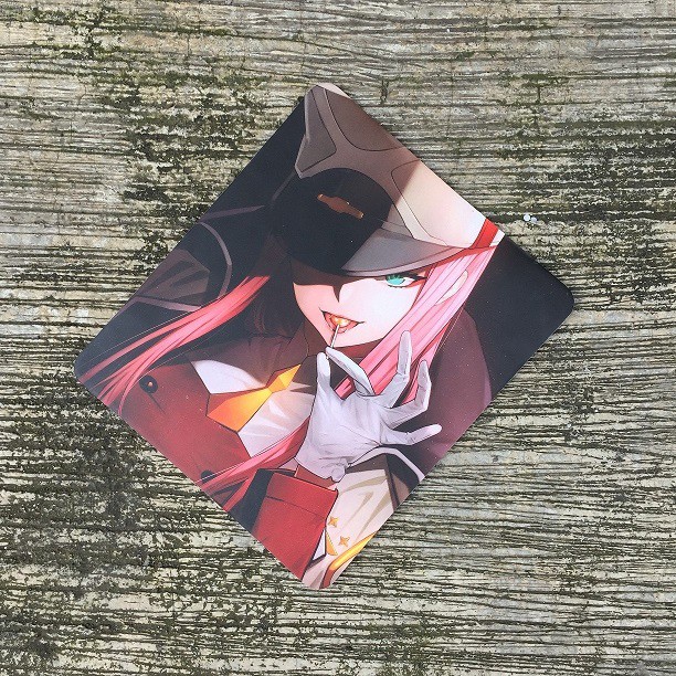 Darling in the FranXX Zero Two anime mousepad, full color quality, uk ...