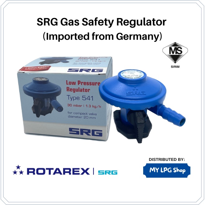 SRG Safety Gas Regulator | 541-400 | SIRIM Certified | Malaysia ...