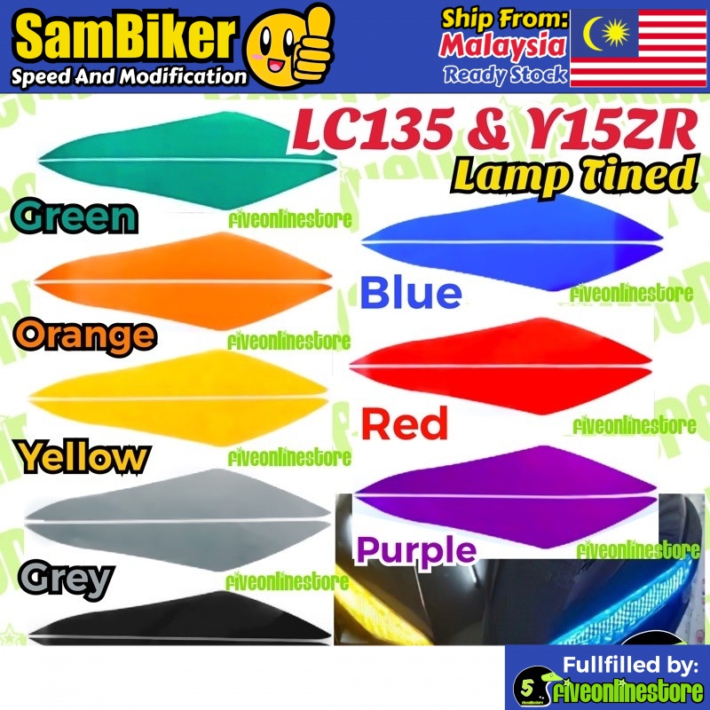 LC135 V4 / V5 / V6 / V7 / V8 & Y15ZR v1 / v2 Eye Lamp Tinted Color Mata ...