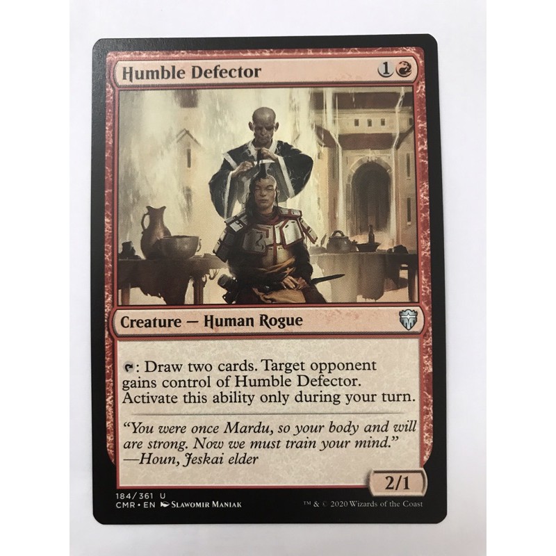 Magic The Gathering Humble Defector (CMR) | Shopee Malaysia