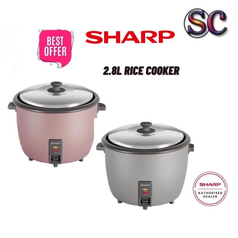 Sharp Rice Cooker KSH288S (1.0L 1.8L 2.2L 2.8L) | Shopee Malaysia