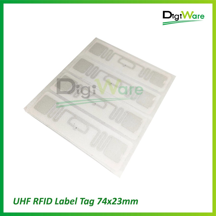 UHF RFID Label Tag 74x23mm EPC CLASS1 GEN2 ISO 18000-6C | Shopee Malaysia