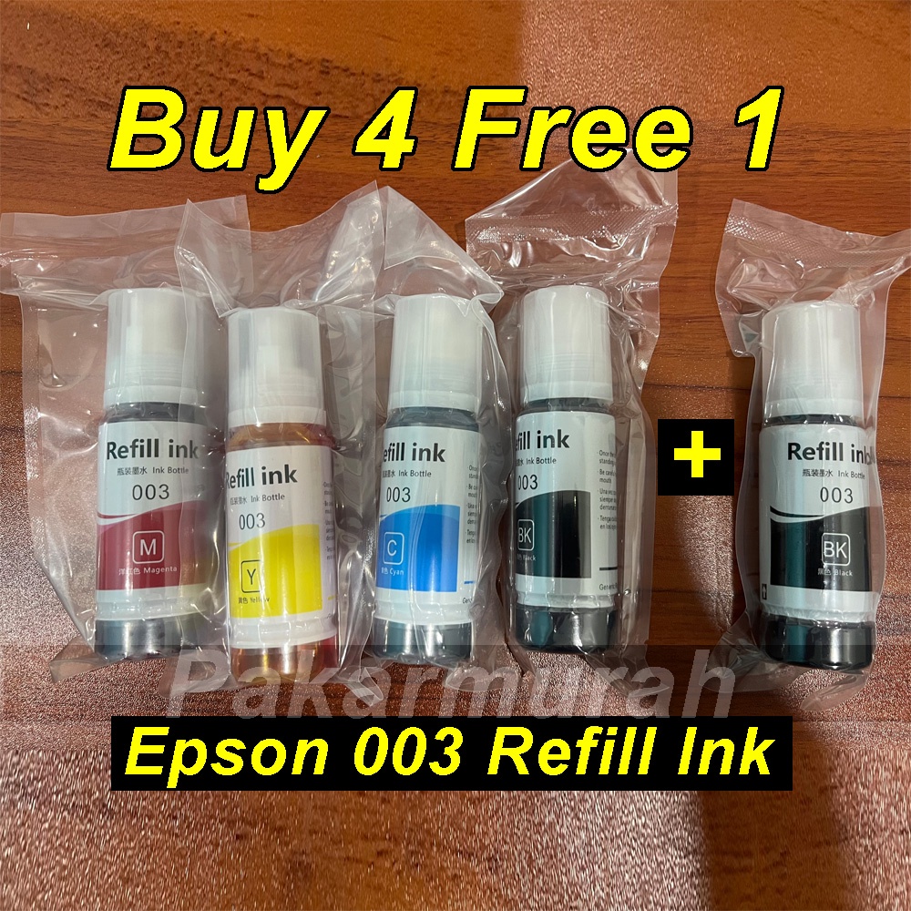 Epson 003 refill ink Compatible for Epson L3110/L3210/L3116/ L3150 ...