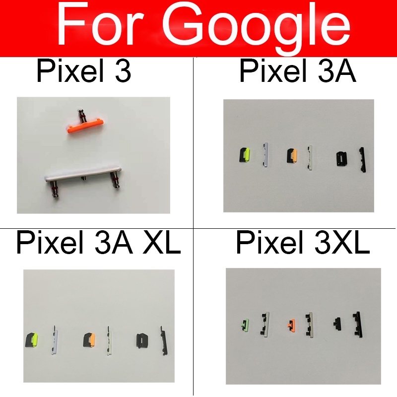 Power & Volume Side Button For Google Pixel 3 3A 3XL XL Power Volume ...