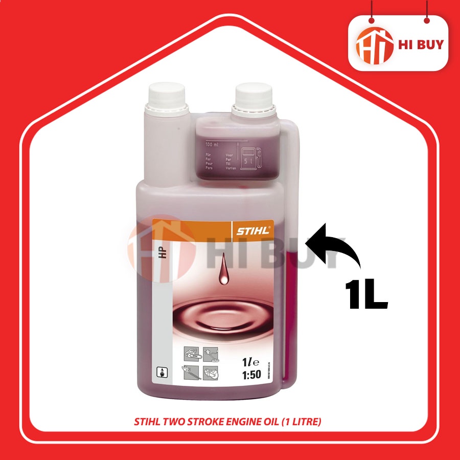STIHL TWO STROKE ENGINE 2T OIL (500ML,1L,5L)/ 2 STROKE LUBRICANT OIL/ MINYAK 2T MESIN RUMPUT ...