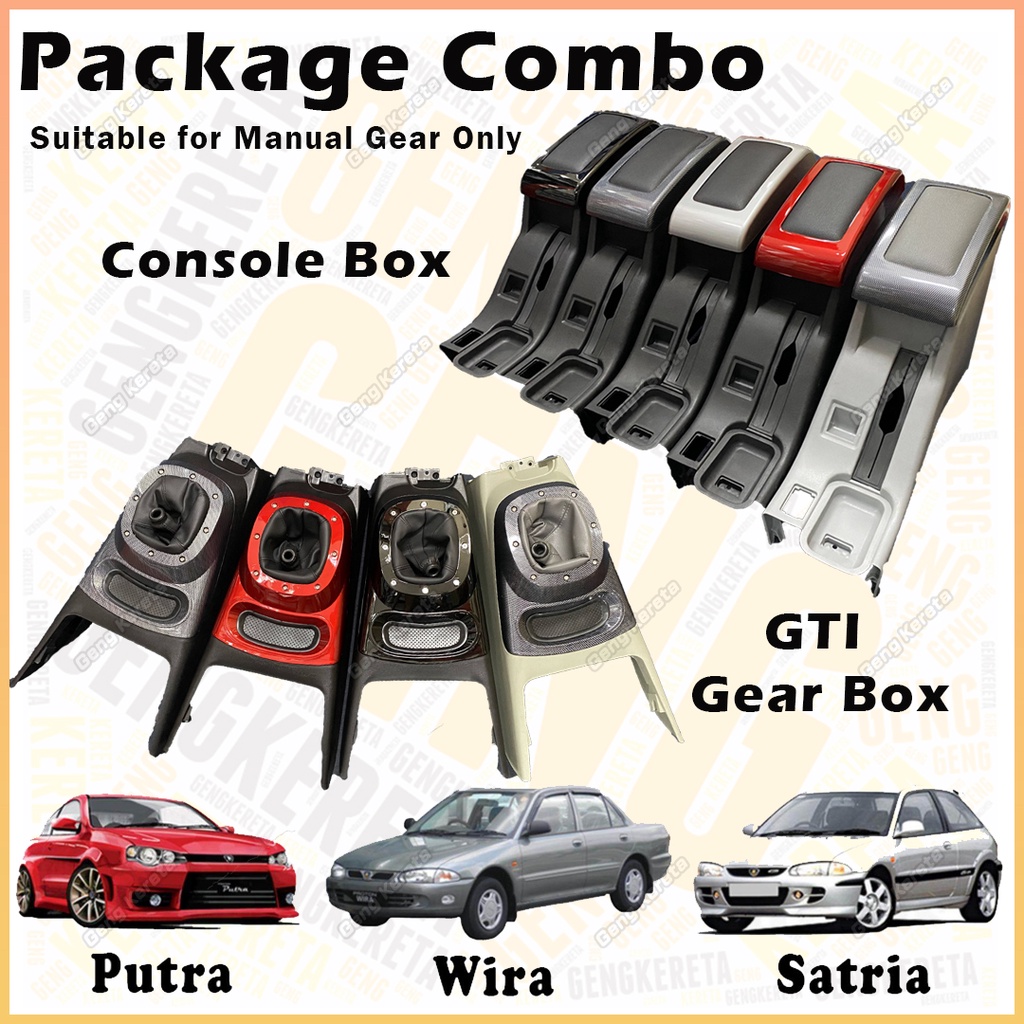 🌟Package Combo🌟Proton Wira / Satria / Putra Console Box Armrest Letak ...