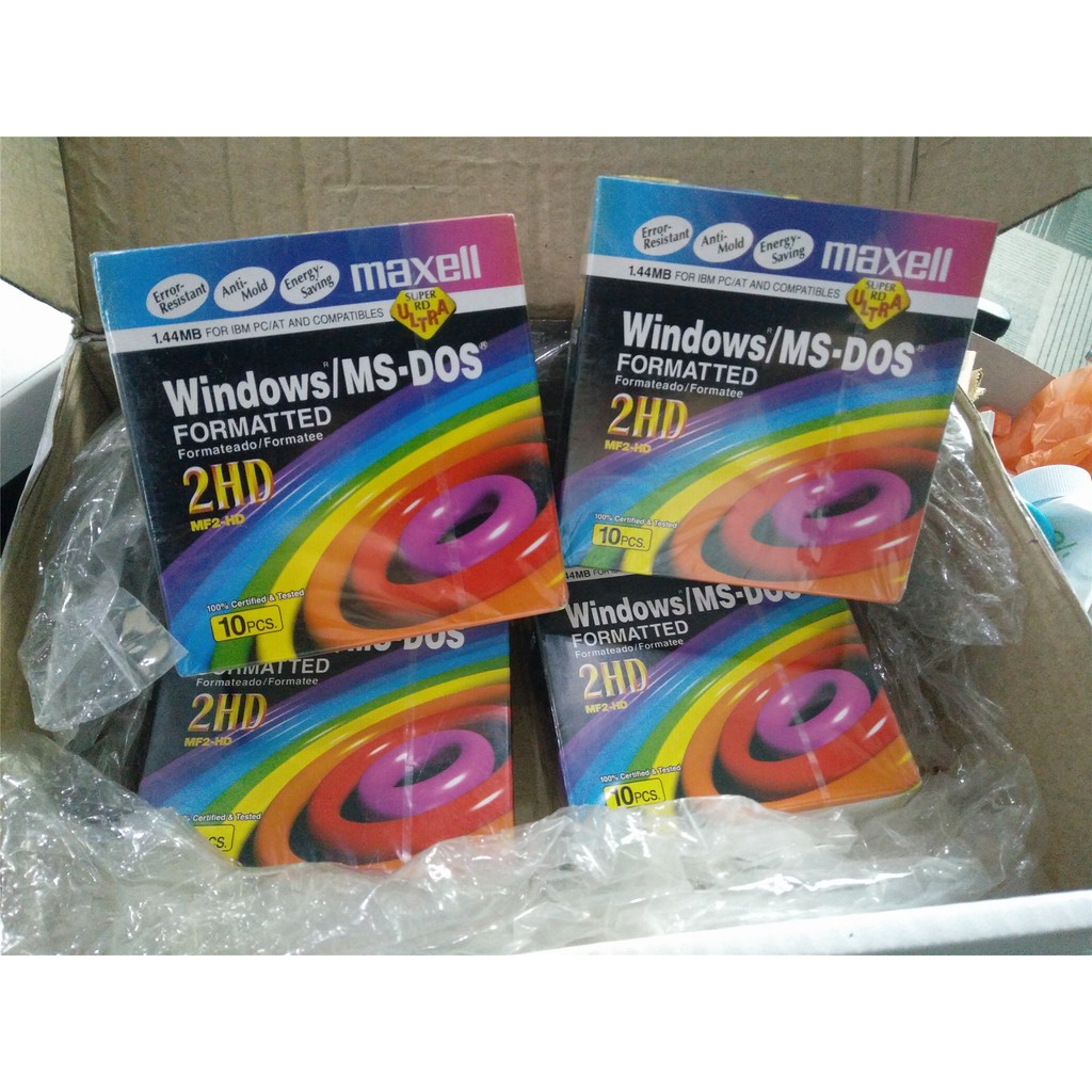 Maxell 1.44MB Floppy Disk (New)(1 Box, 10 Pieces) | Shopee Malaysia