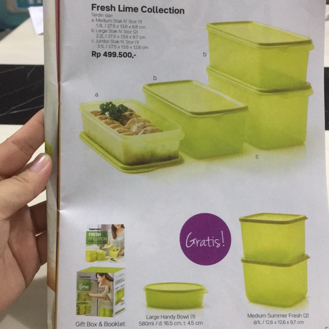 Tupperware fresh lime collection | Shopee Malaysia