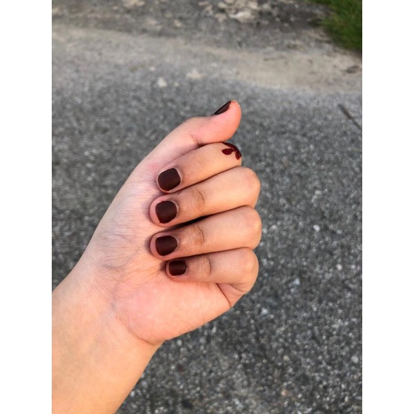 [READY STOCK] INAI NEELOFA ( Maroon nail) | Shopee Malaysia