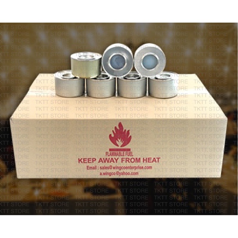 TKTT 72 Tin Heating Wax 250ml Lilin Buffet Set Candle (72cans/CARTON ...
