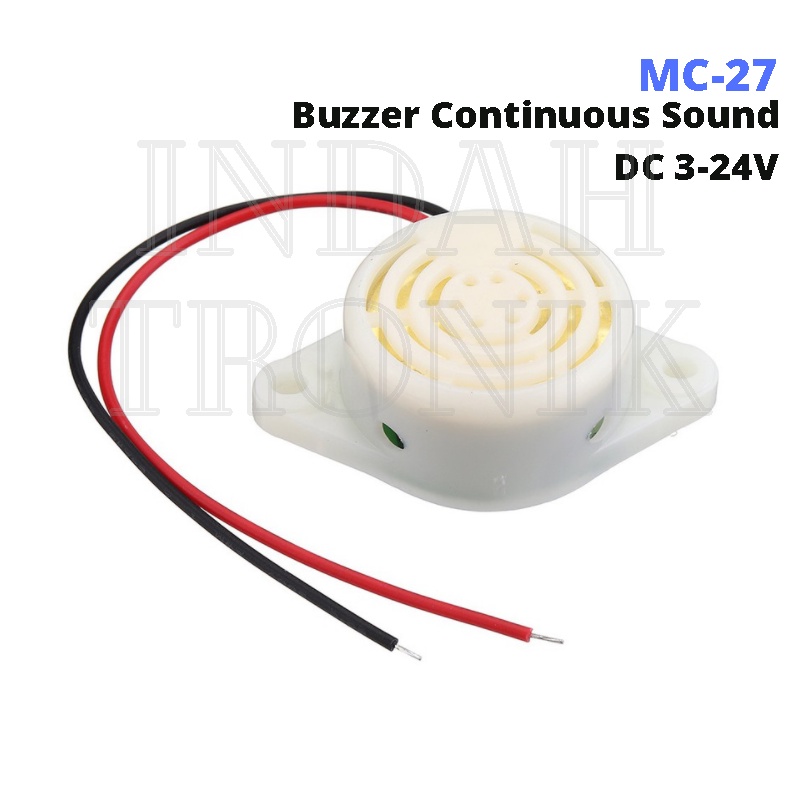 Buzzer Continuous Sound Electronic Active Buzzer DC 3-24V | Shopee Malaysia