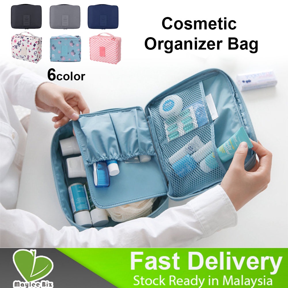 Travel Multi Pouch Cosmetic Portable skincare Multipurpose Organizer ...
