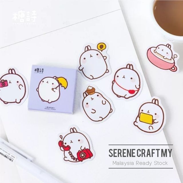 45pcs Mashimaro Rabbit Sticker Pack (Candy Poetry) | Shopee Malaysia