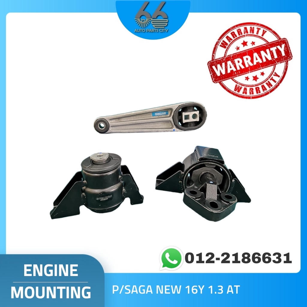 ENGINE MOUNTING PROTON SAGA VVT 16Y 1.3,1.6 (CVT) AT SET (MADE IN ...