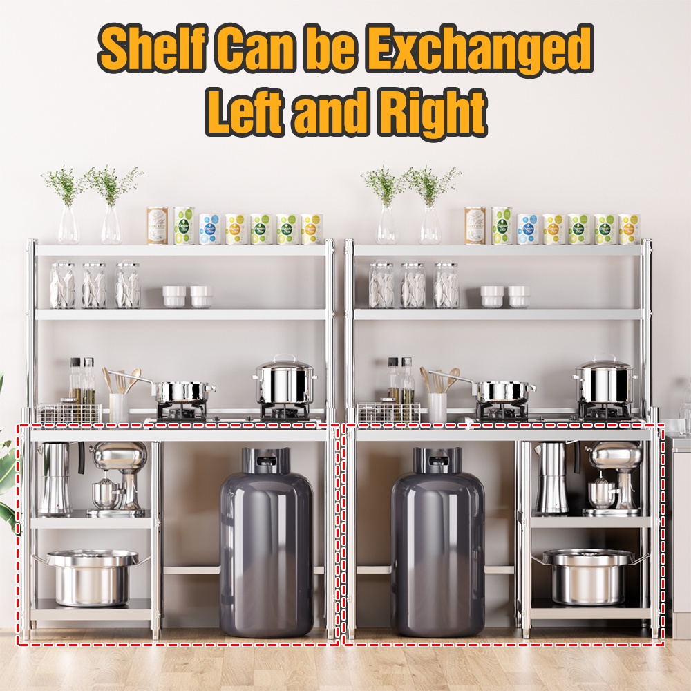 Rak Dapur Gas Kitchen Table Stainless Steel Stove Rack Gas Rack Stove ...