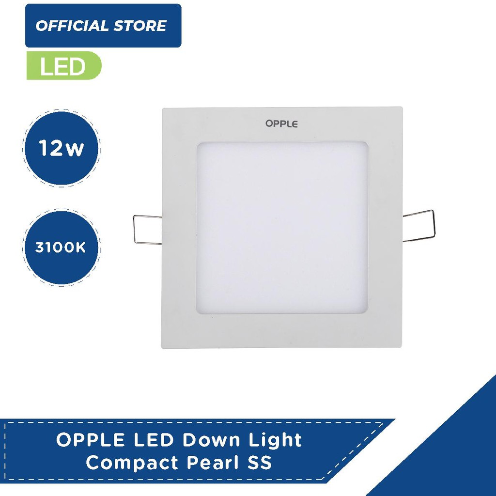 Opple LED Slim Downlight EcoMax III HPF (12W 3000K) | Shopee Malaysia