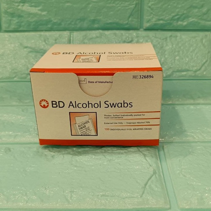 BD Alcohol Swabs 100's | Shopee Malaysia