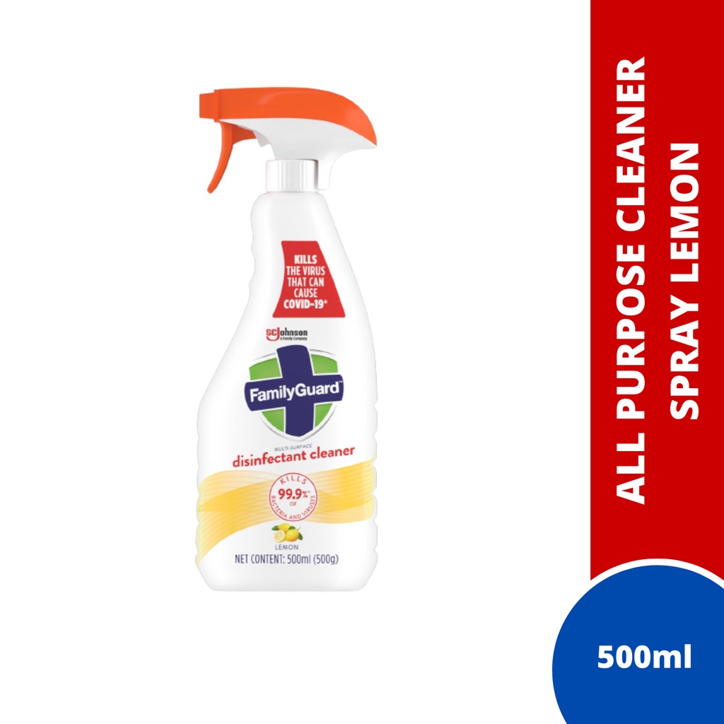 Family Guard All Purpose Cleaner Spray Lemon (500ml) | Shopee Malaysia