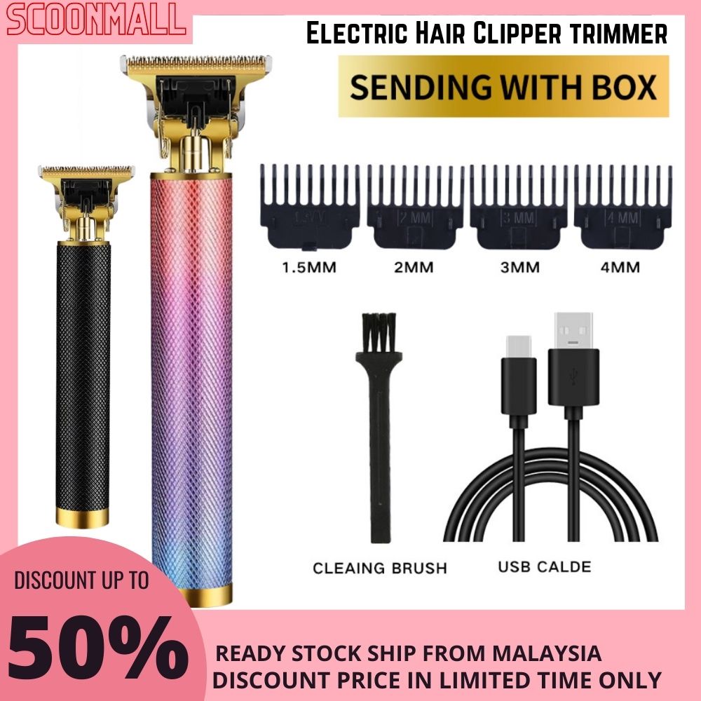 🔥READY STOCK🔥 SCOON Cordless Electric Hair Trimmer Clipper Barber ...
