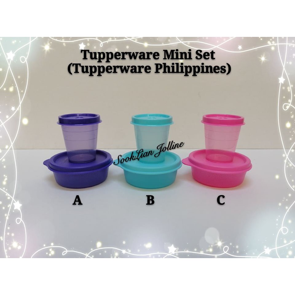 Tupperware Mini Set (Tupperware Philippines) | Shopee Malaysia