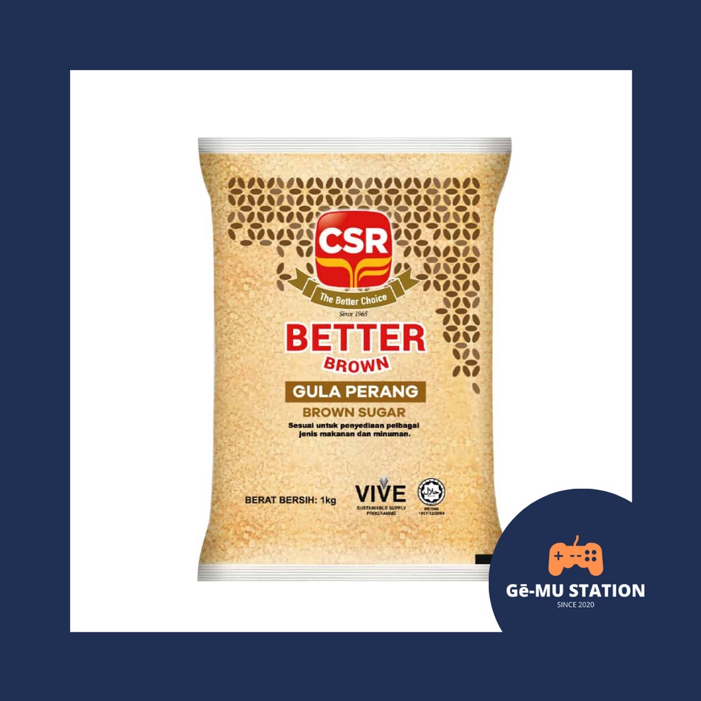 CSR BETTER BROWN SUGAR 1KG Gula Rendah Glisemik Gula Sihat dan sesuai ...