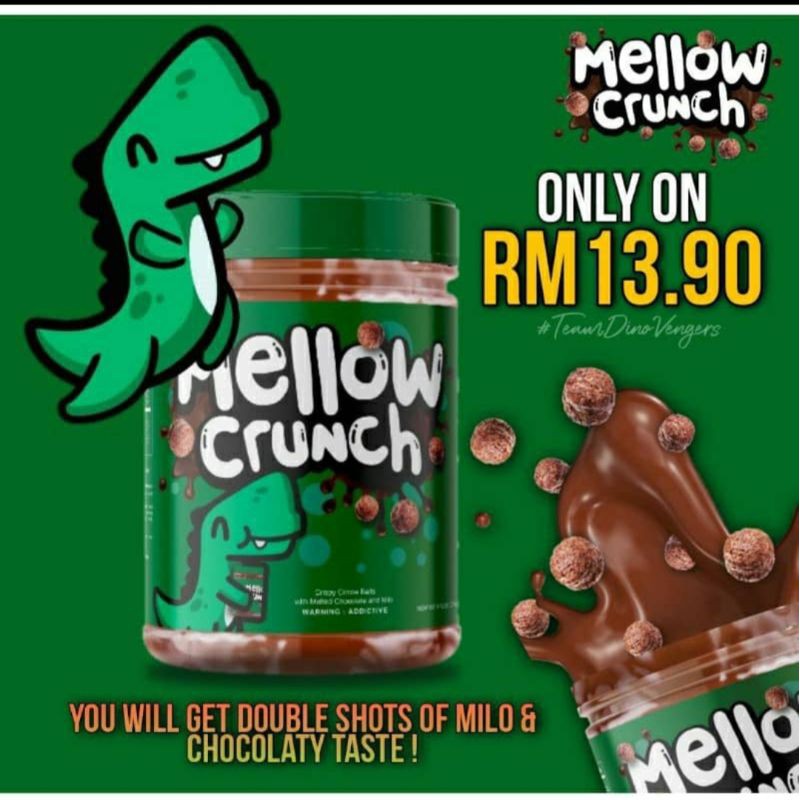 🍫MELLOW CRUNCH RAWR 🦖 | Shopee Malaysia